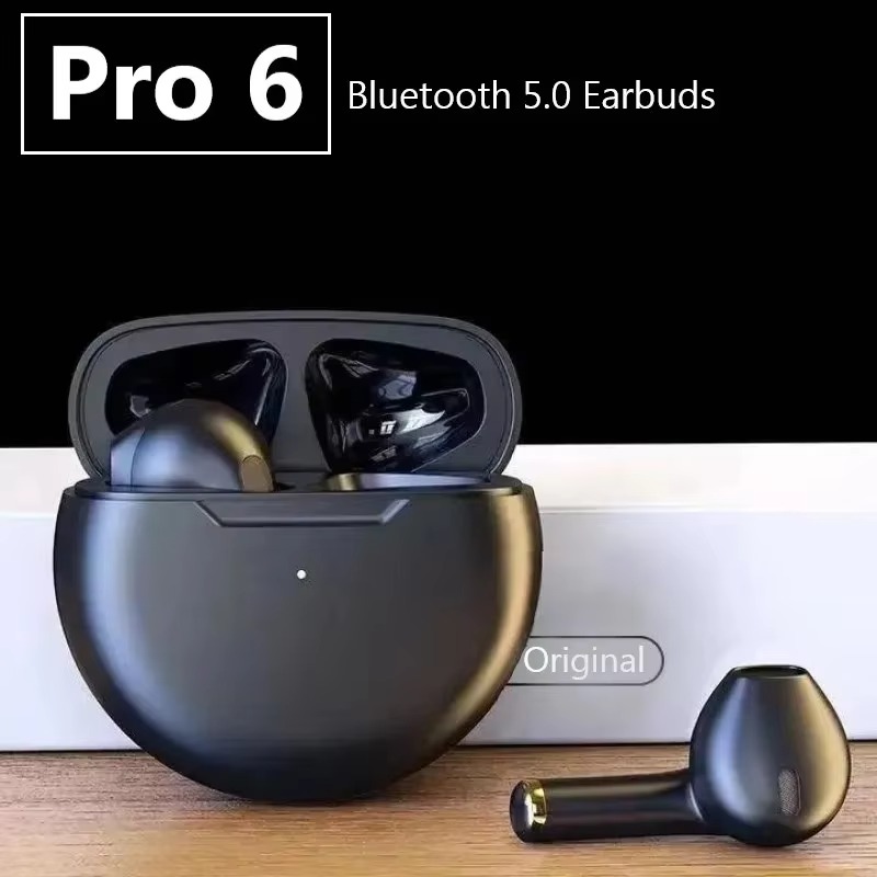 TWS Pro 6 TWS Wireless Headphones with Mic Fone Bluetooth Earphones ...