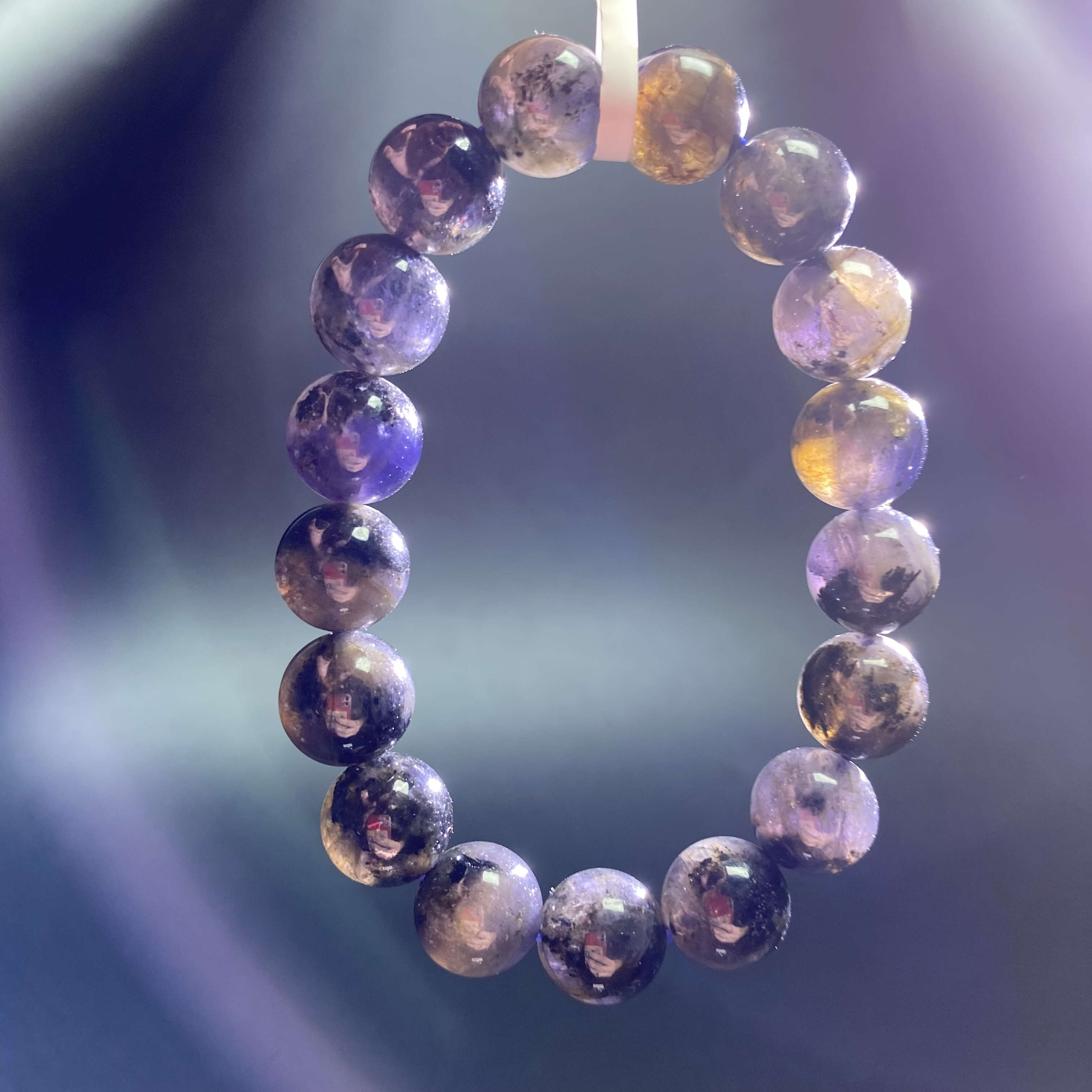 HANLE natural Iolite bracelet with certificate and box 2025 color future dusk | Shopee Philippines