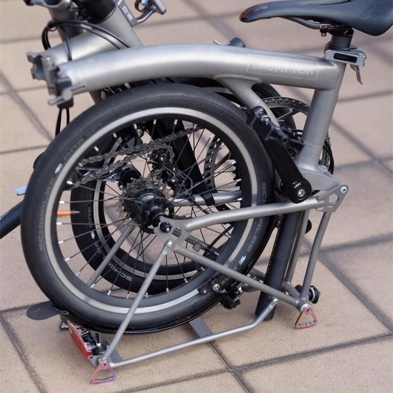 HH Bike Rear Racks Easy Wheel Cargo Racks Titanium Alloy Rack Use For Brompton P line T line ...