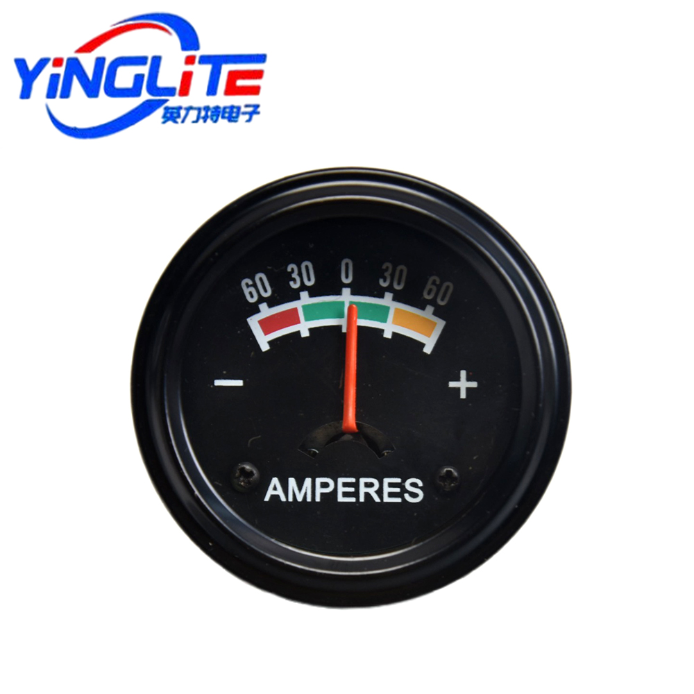 Diesel Charge Current Meter Positive and Negative +- Generator Ammeter ...