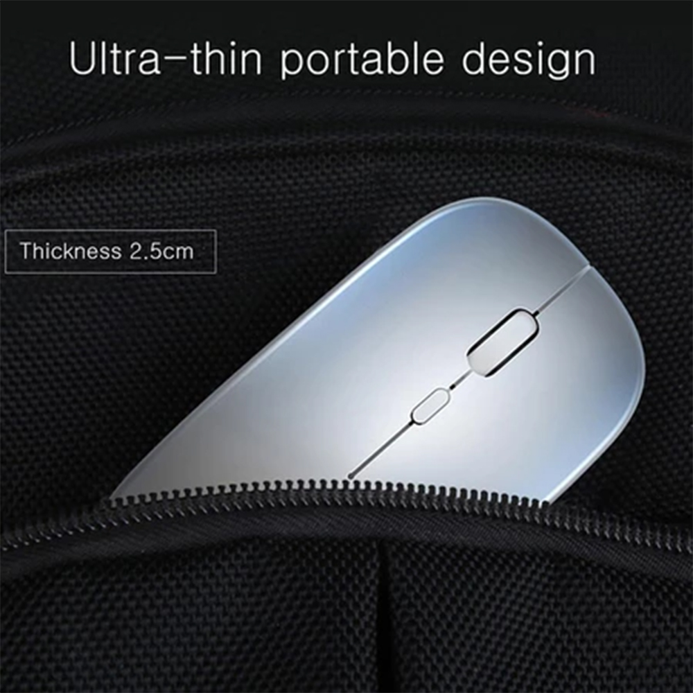 Wireless Mouse Rechargeable Optical Gaming with LED Backlight Quiet ...