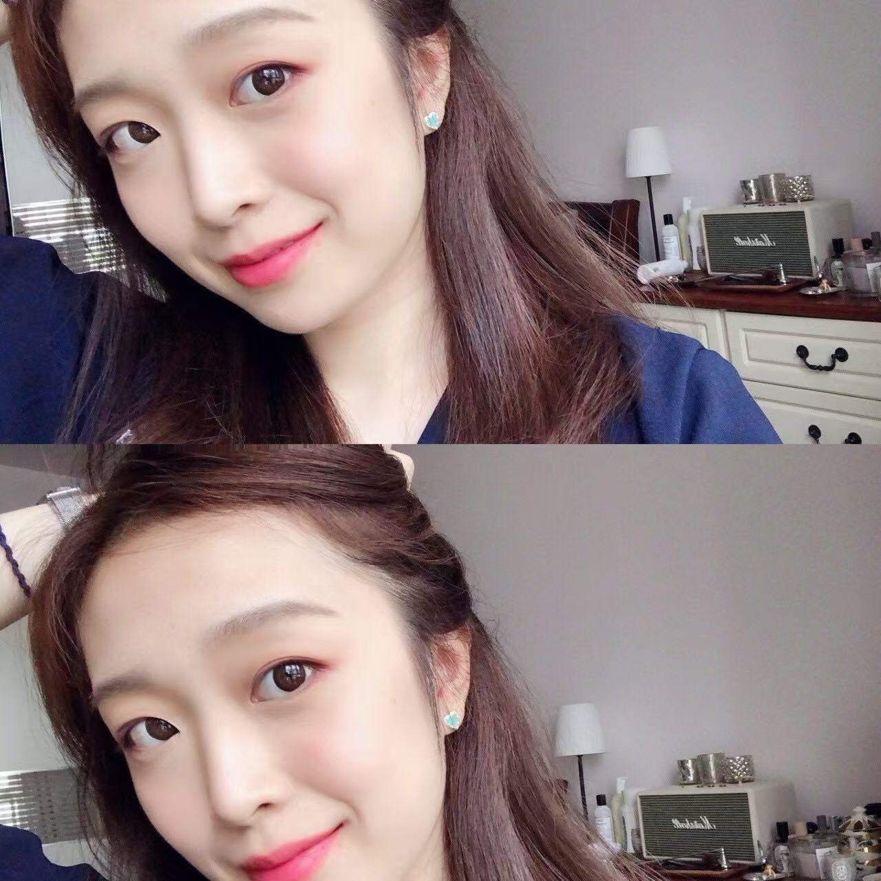 2025 NEW TIFF*NY BULE HEART EARIINGS- ONE PAIR | Shopee Philippines