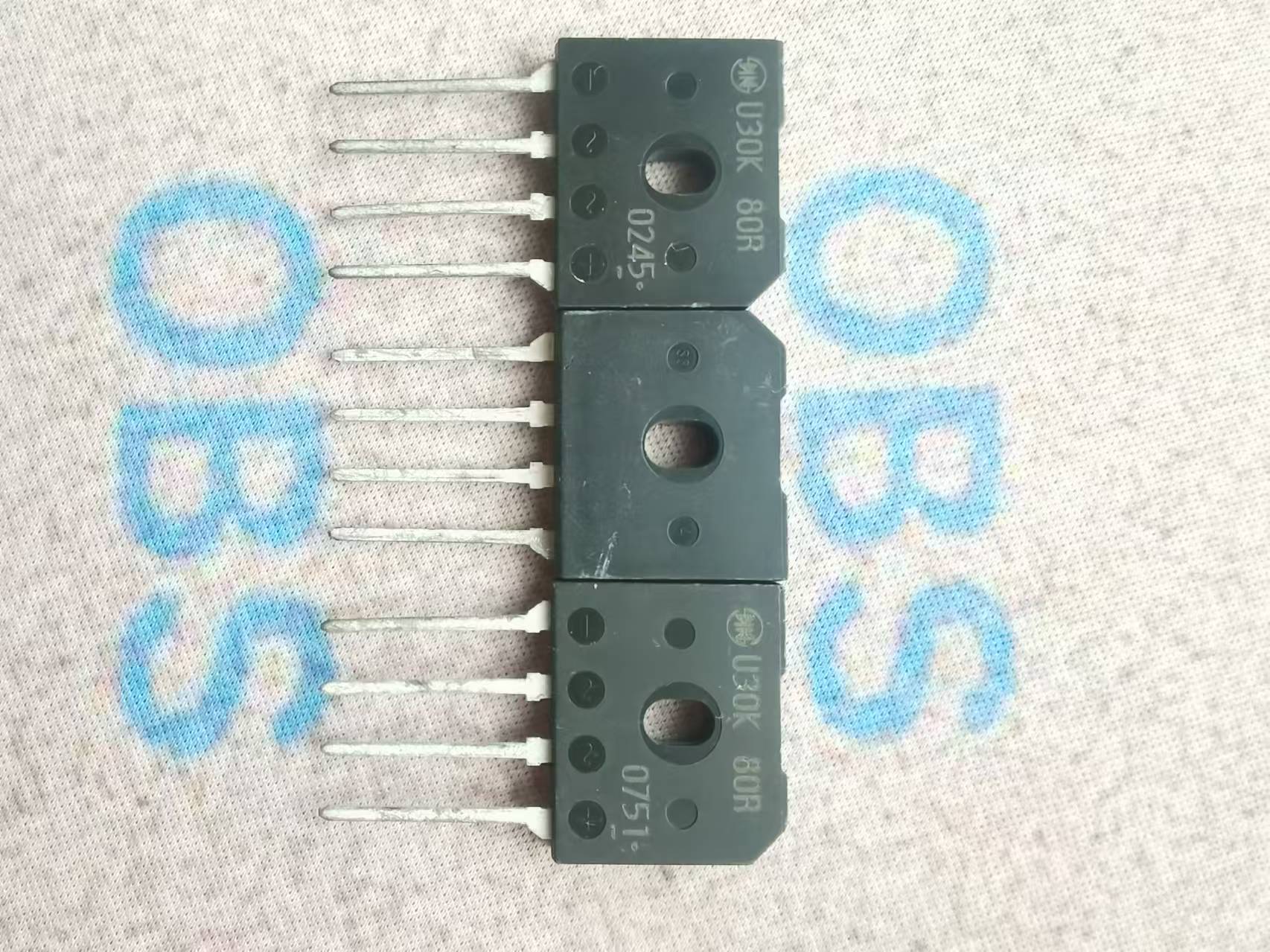 ((5pcs) U30k80r Brand New Original GBU30K Rectifier Bridge Induction ...
