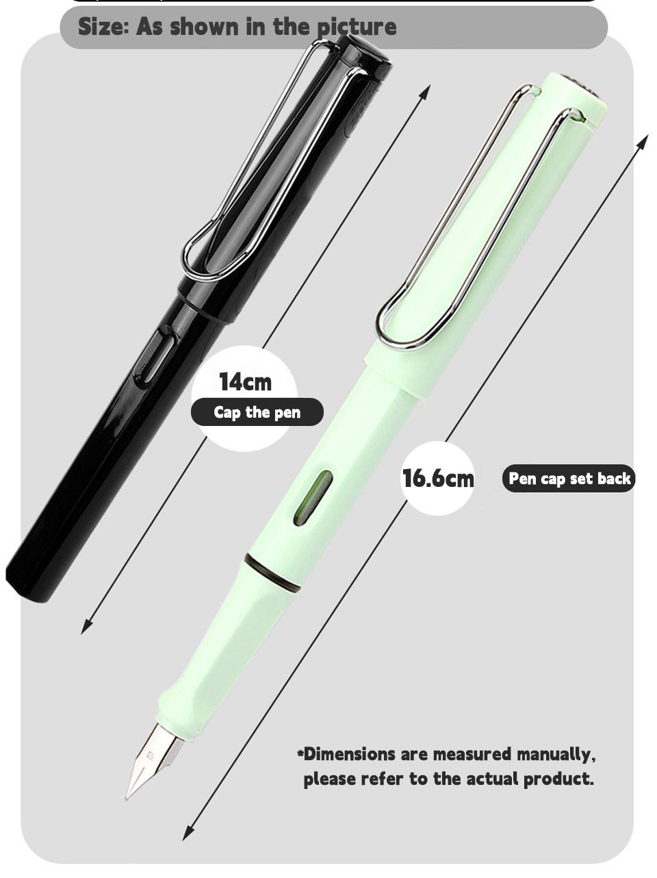 1 pen+10 ink Kawaii Fountain pen calligraphy fashionable Multi-function ...