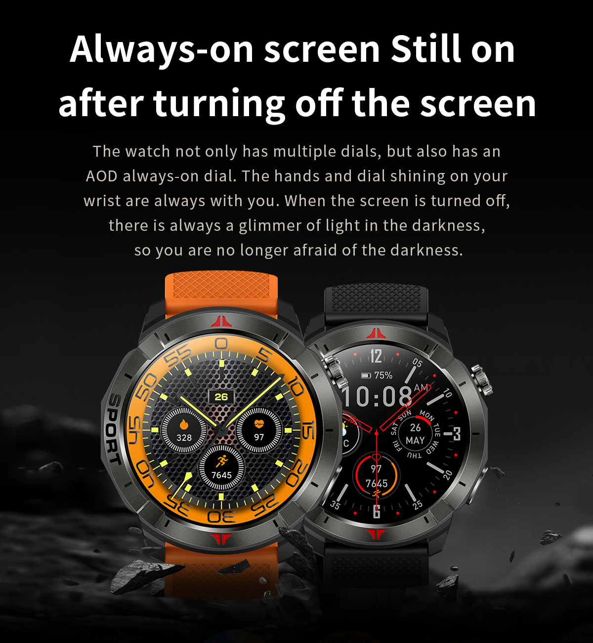 Aolon NAVI R4 Smart Watch GPS Dual-frequency 6 Satellites Compass ...