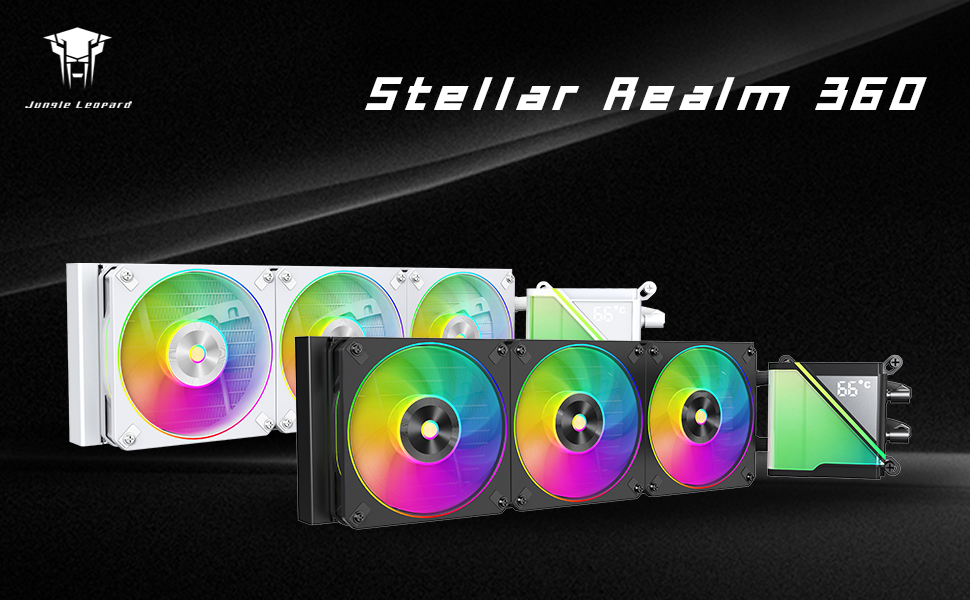 Jungle Leopard Stellar Realm Realm 360mm ARGB CPU Aio Cooler ...