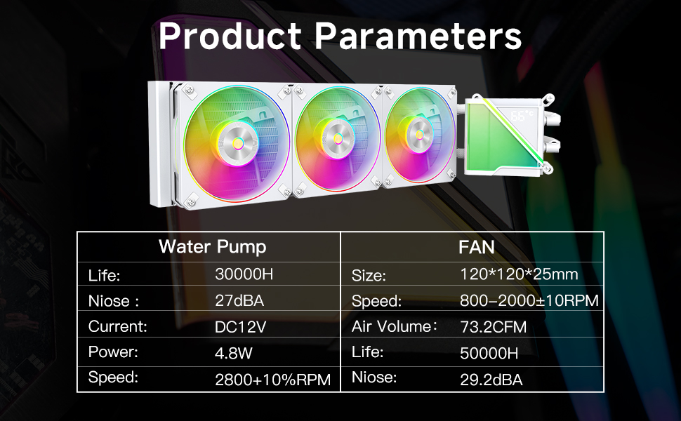Jungle Leopard Stellar Realm Realm 360mm ARGB CPU Aio Cooler ...