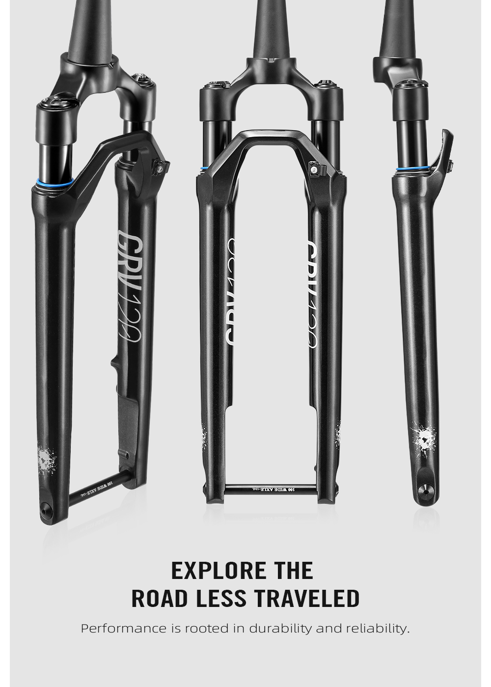 Lexon 700C Suspension Gravel Fork 40mm Travel E-Bike Ready Road ...