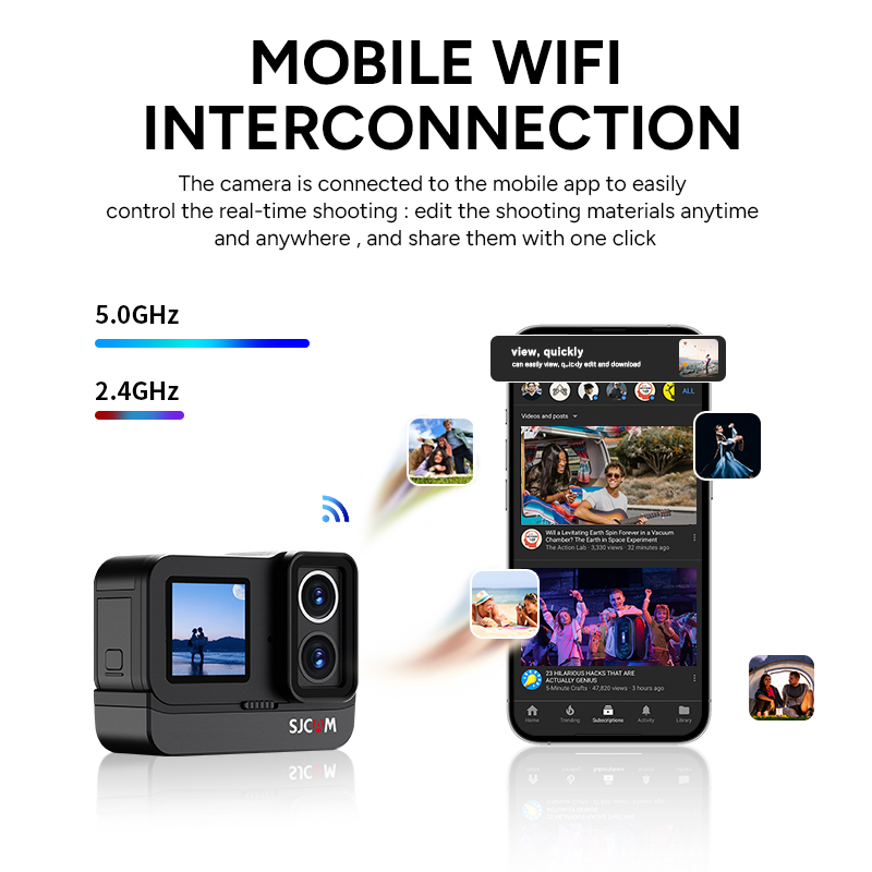 SJCAM SJ20 Dual lens action camera | Shopee Philippines