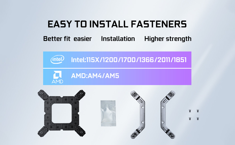 Jungle Leopard KF420 Digital ARGB CPU Cooler Black / White 4 Heat Pipes ...