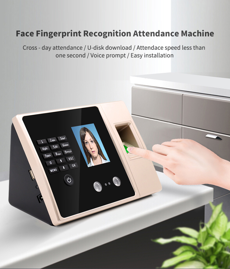 Clock-in Machine Chinese English Working Company Employee Smart ...