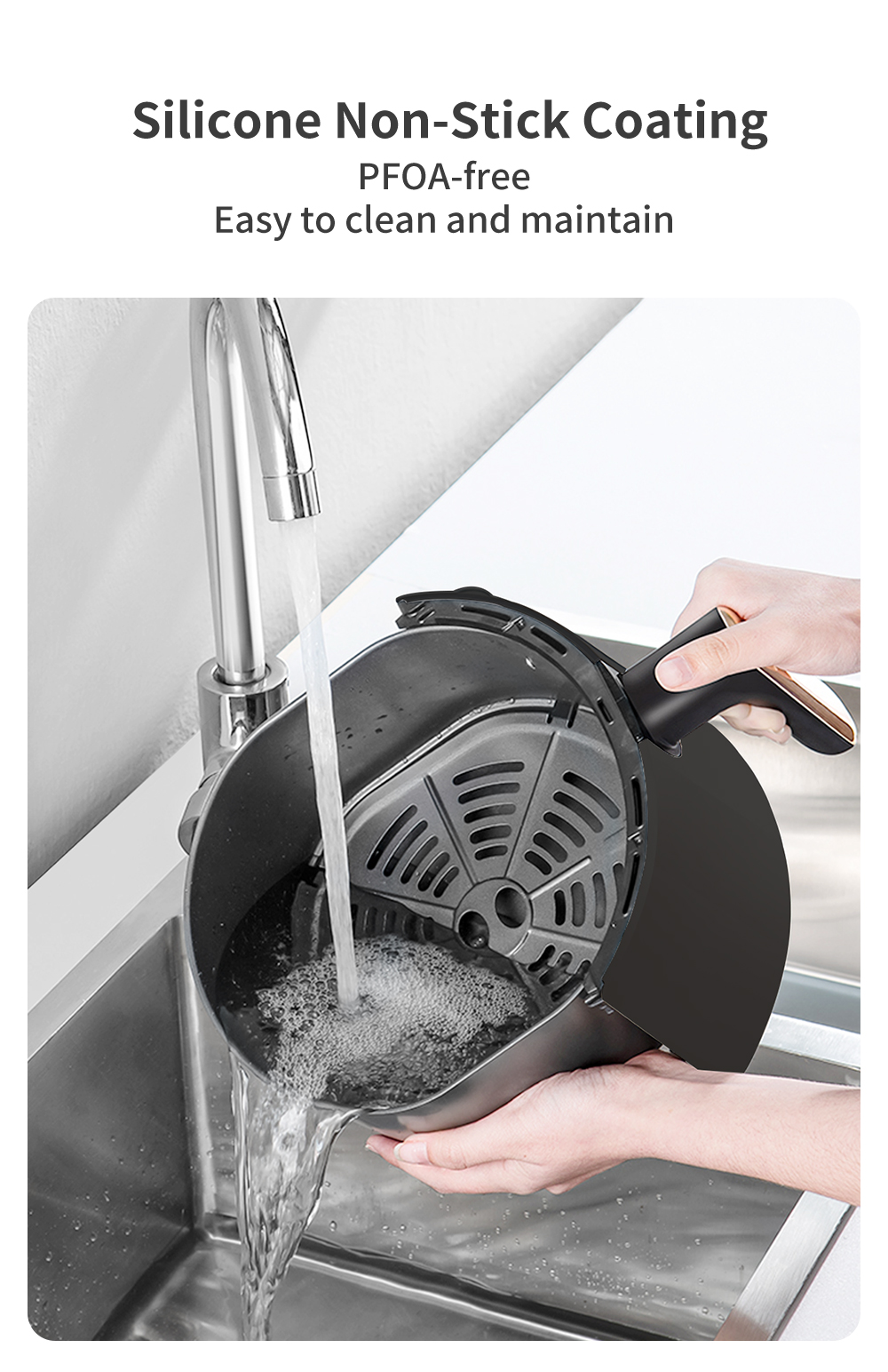 Simplus Air Fryer Multi-functional Household Oil-free Healthy Cooking ...