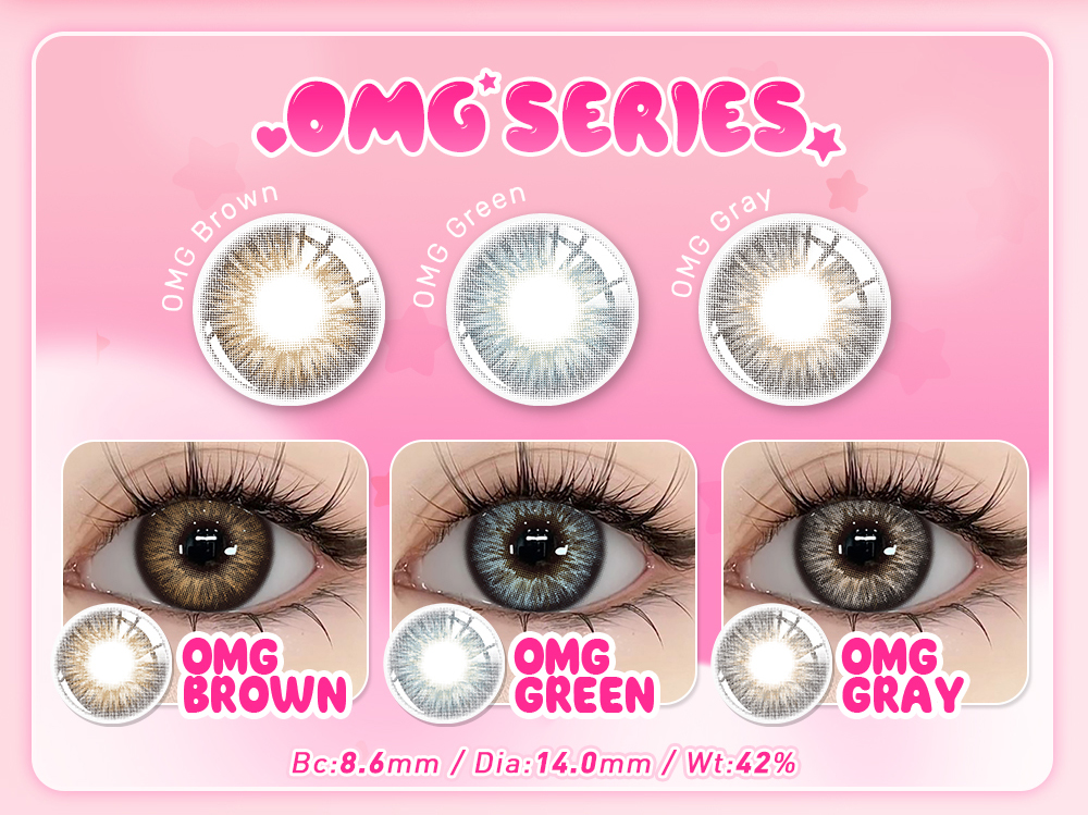 UYAAI Contact Lenses New York Pro Blue Lens Gogh Gray Yearly Makeup ...
