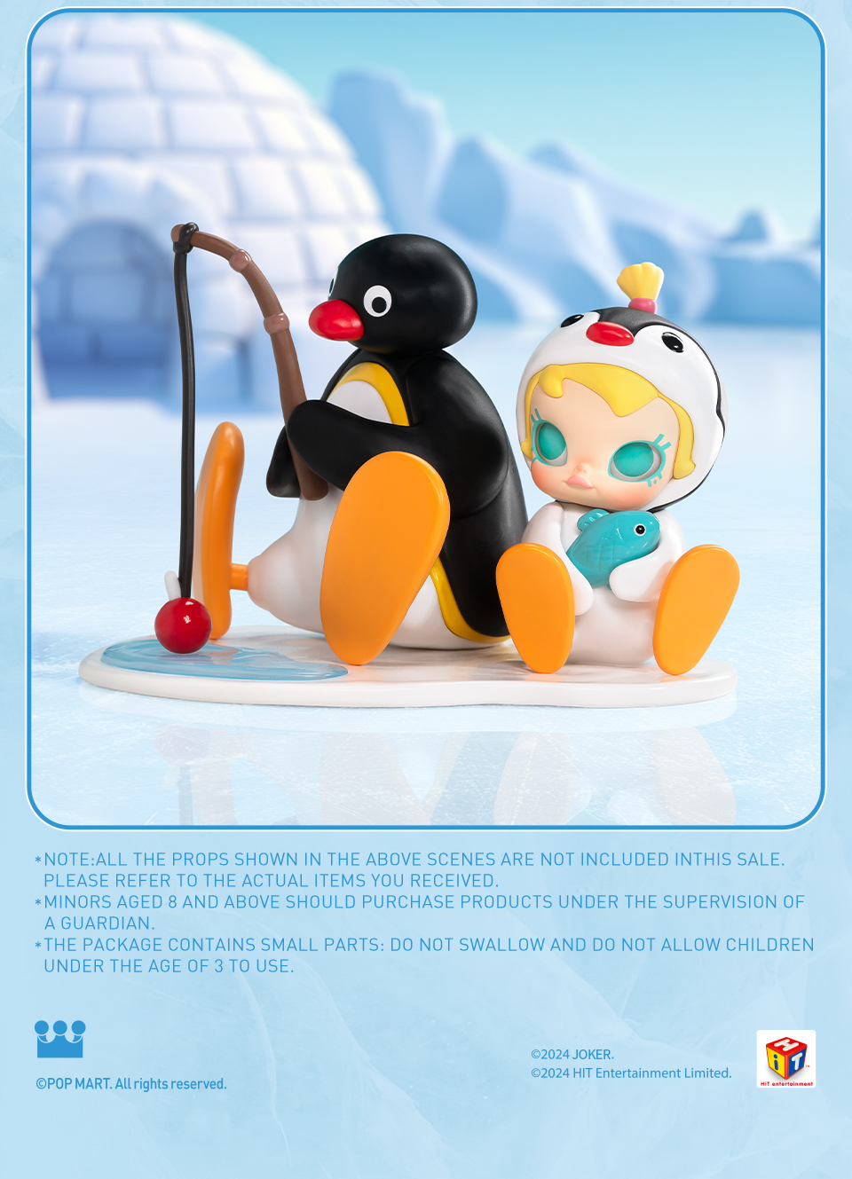 POP MART Baby Molly x PINGU Fishing Time Figure | Shopee Philippines