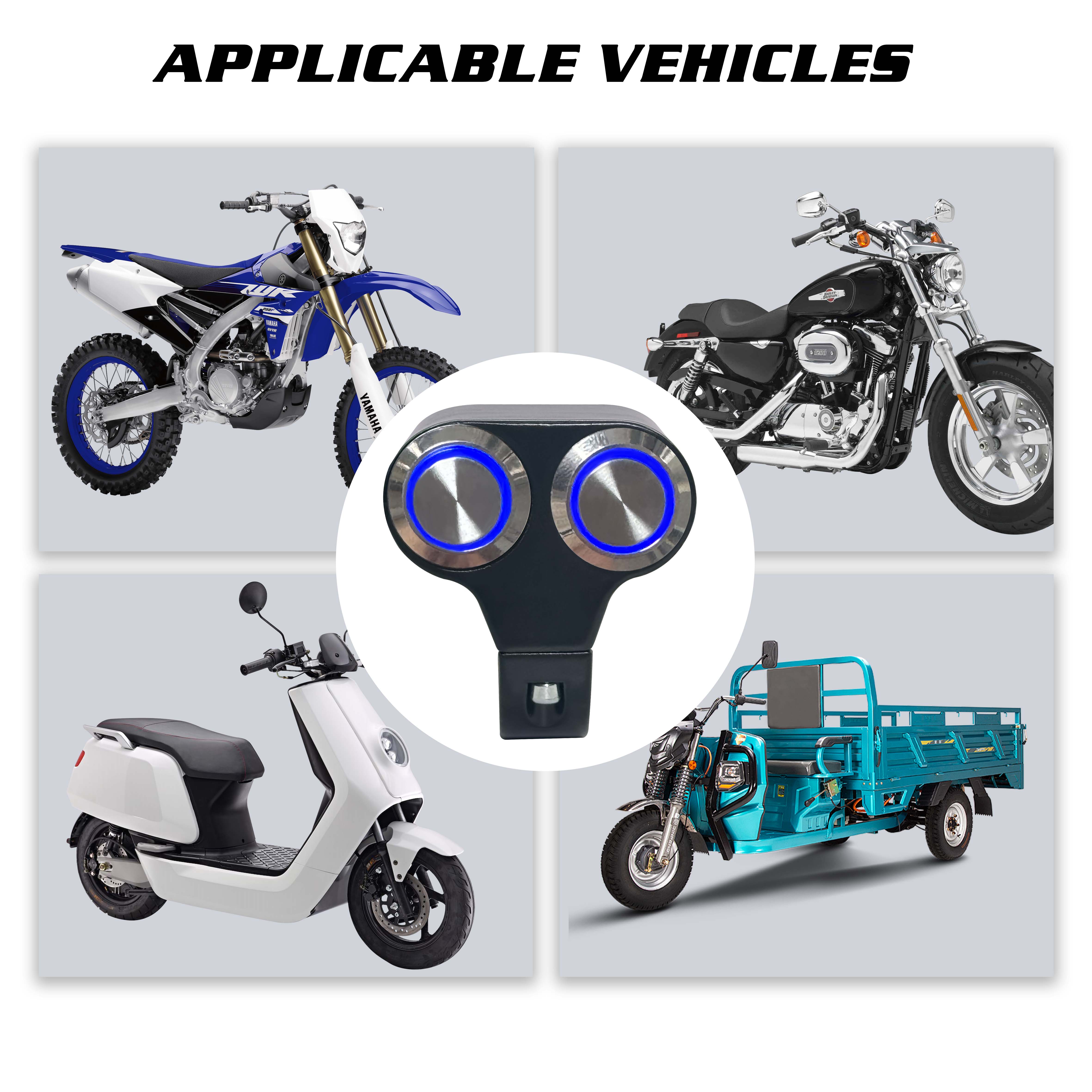 Mini Driving Light Switch Mirror Mount 3 Way On Off Right/Left | Shopee ...