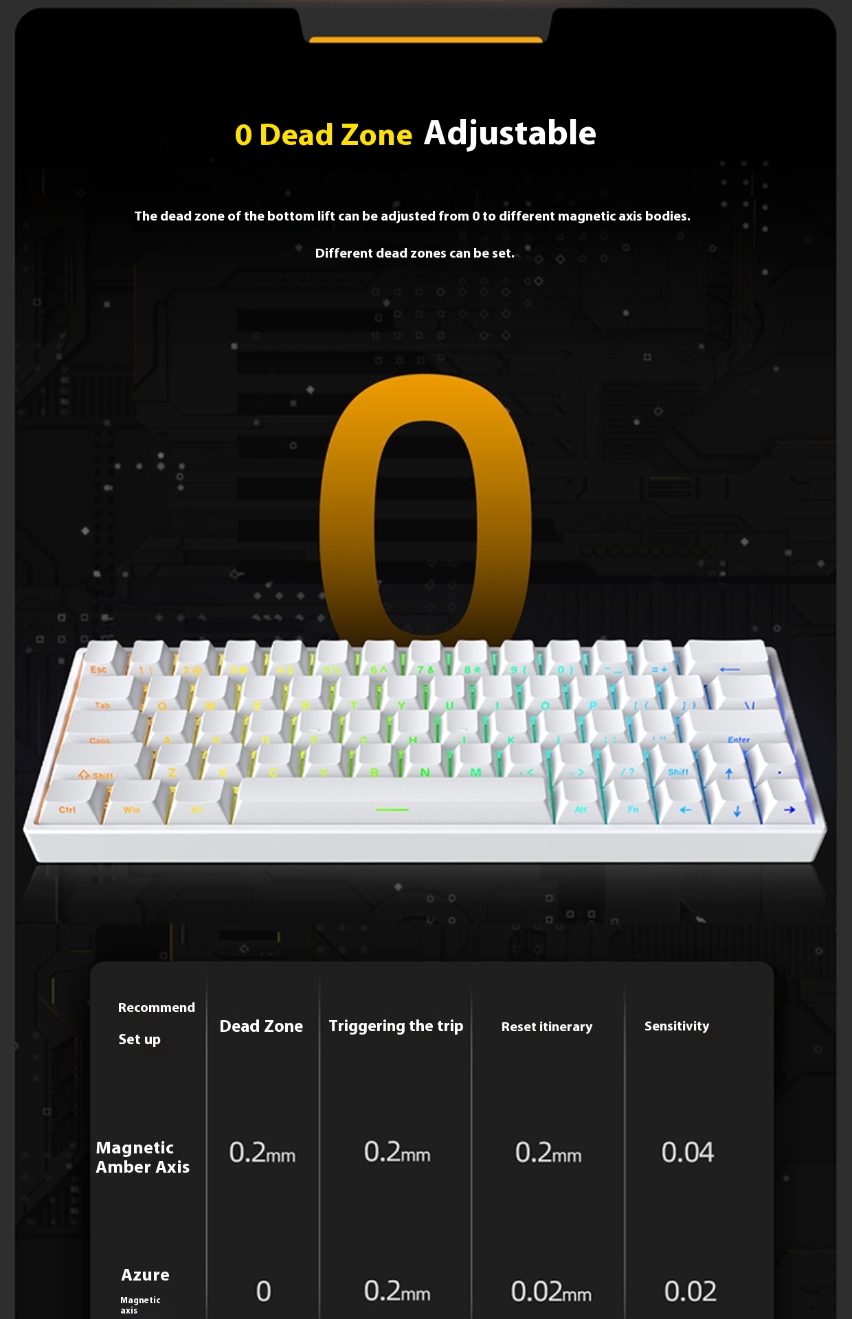 IROK ND63 PRO Wired Magnetic keyboard 0 Dead Zone Hot swappable RGB ...