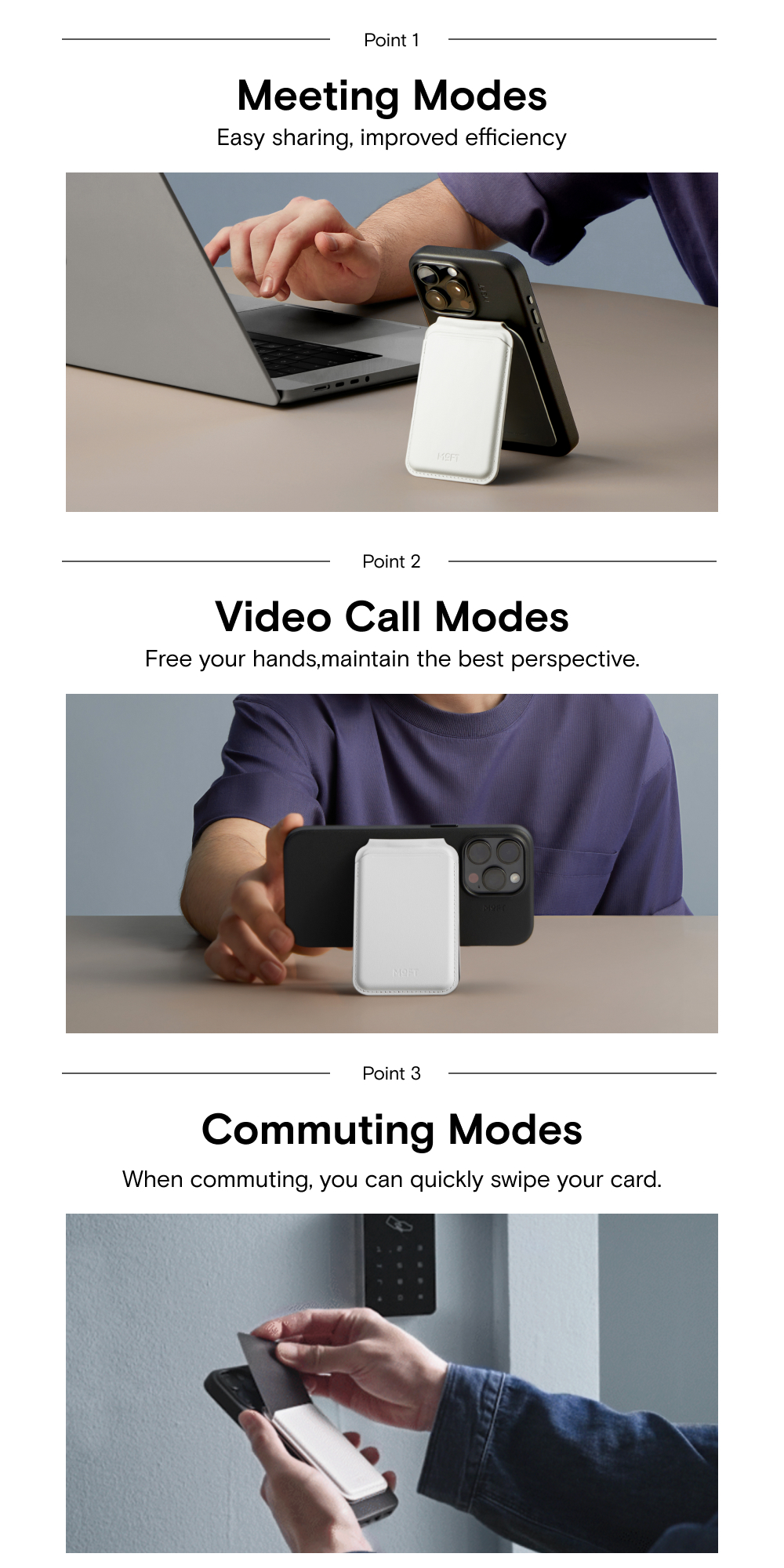 MOFT Flash Wallet Phone Stand With Magnetic Compatible MOVAS™ Wallet ...