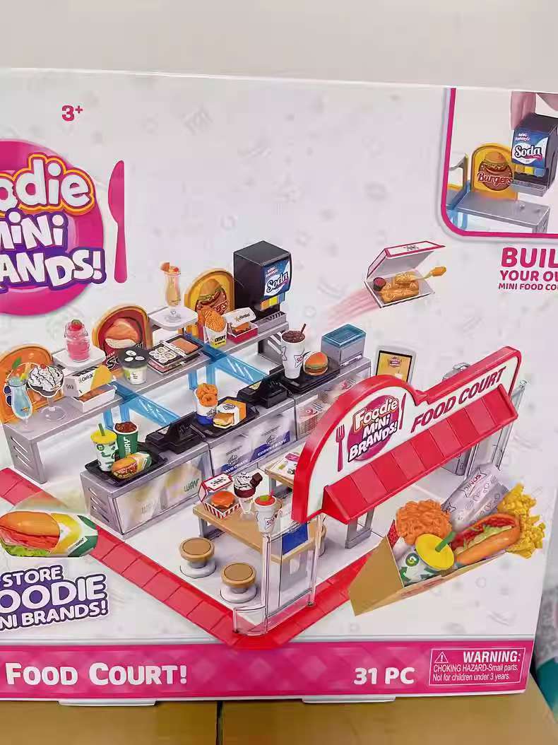 Foodie Mini Brands Series 1 Food Court Playset with 1 Exclusive Mini by ...