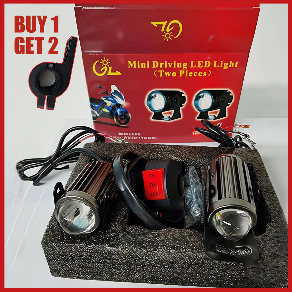 Mini Driving Lights Motorcycle Driving Lights with Free 3-way Switch ...