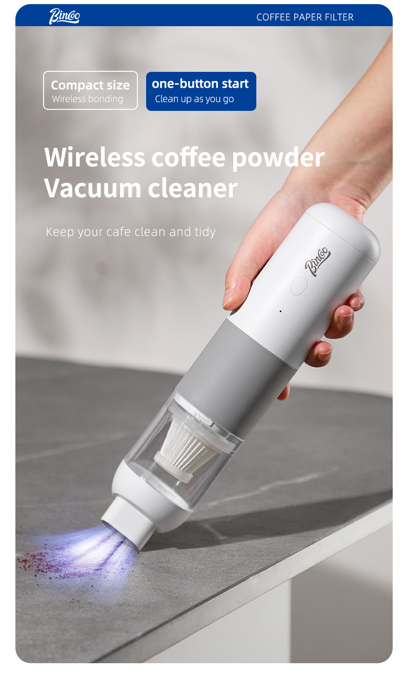 Bincoo Coffee Vacuum Cleaner Bar Coffee Powder Suction Machine Desktop ...