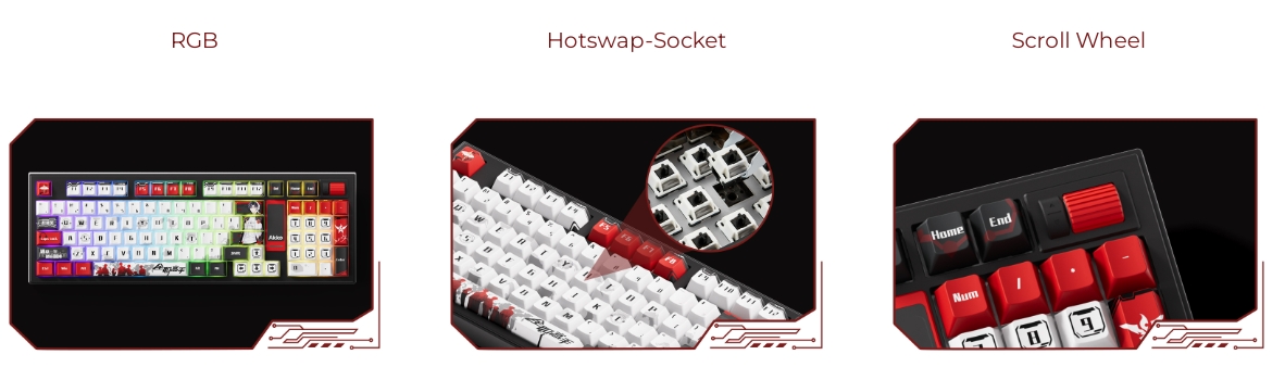 Akko The King’s Avatar 5098B – Ye Xiu Wireless Mechanical Keyboard ...