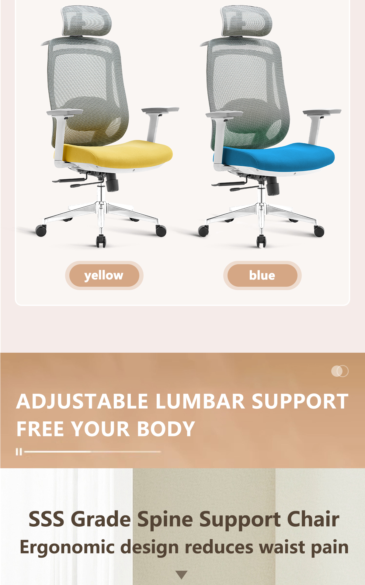 Wisdom Star Aesthetic chair inplay chair Ergonomic Chair Home Office ...