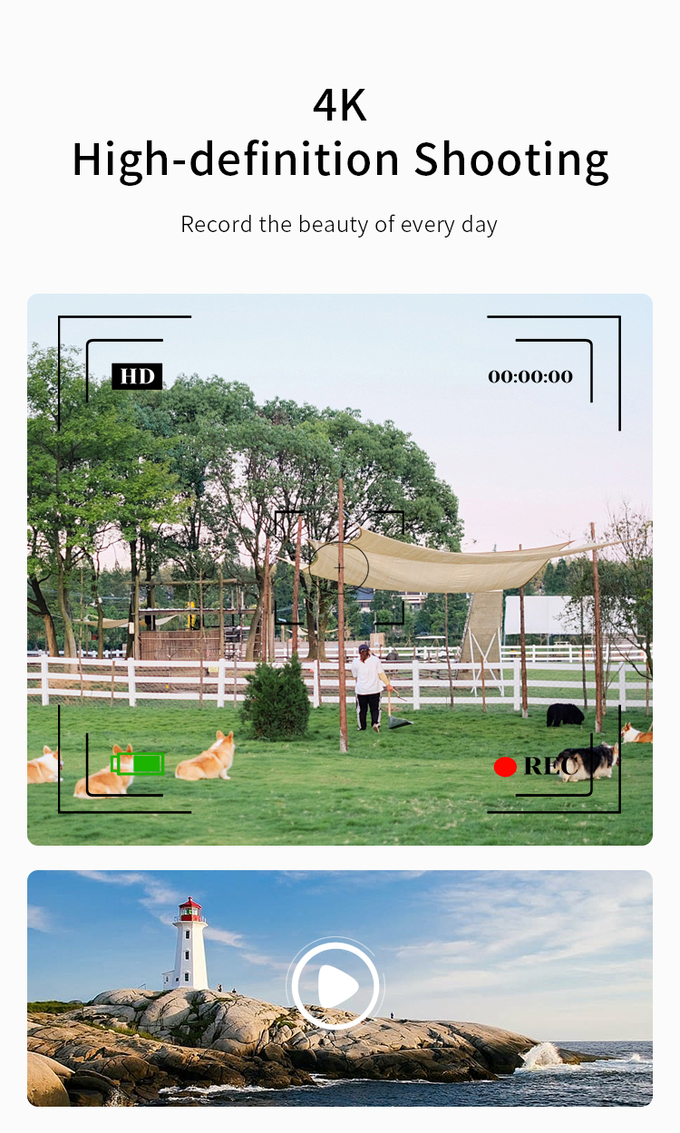 4k digi cam Beginner's camera digital camera Mini Autofocus Camera for ...