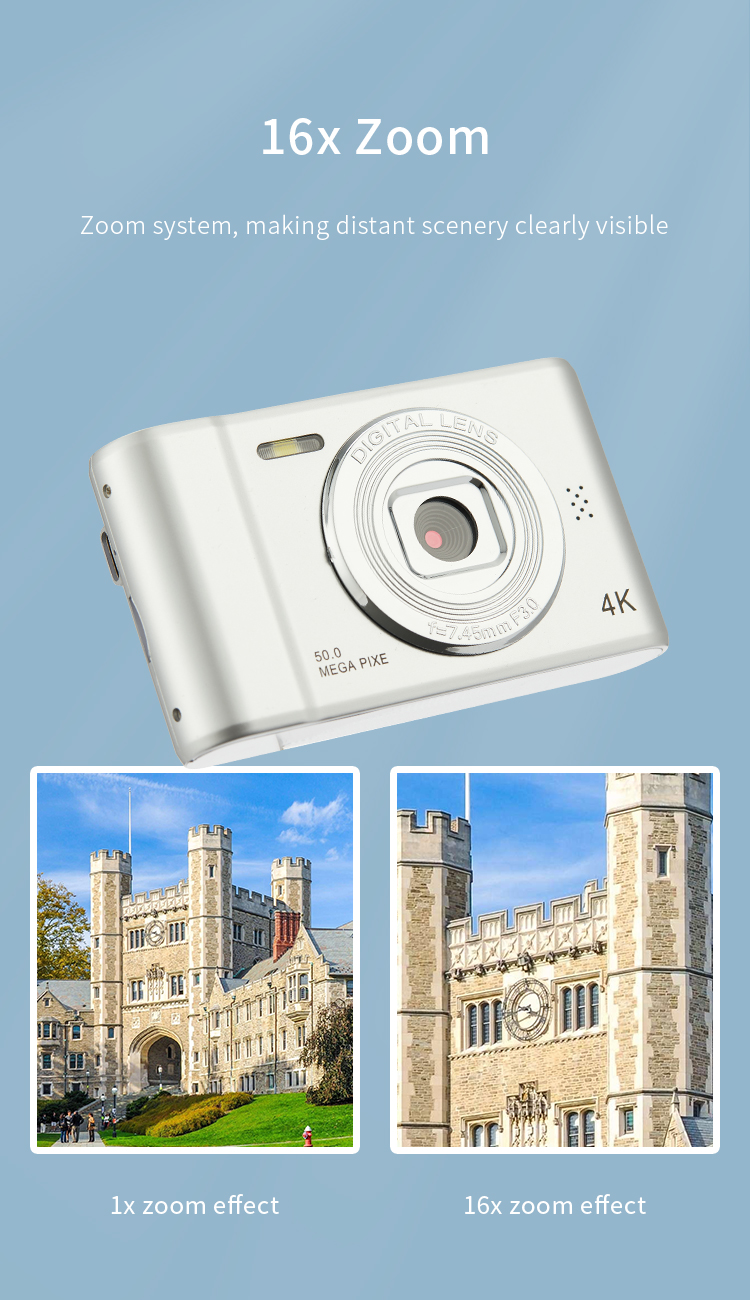 4k digi cam Beginner's camera digital camera Mini Autofocus Camera for ...