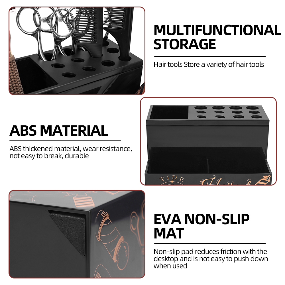 Spot#Barber Storage Box Hairdressing Scissors Socket Box Barber Shop ...