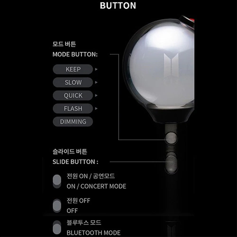 BTS Official Lightstick SE Version Concert FansLight Version4 | Shopee ...