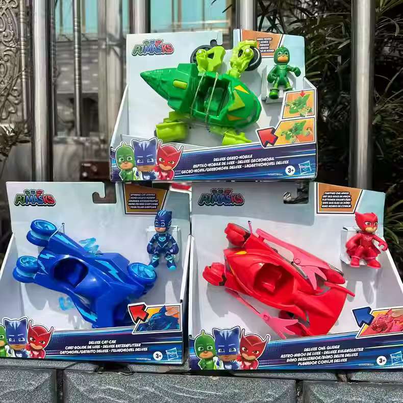 PJ Masks Gekko Deluxe Vehicle Preschool Toy, Gekko-Mobile Car with 2 ...