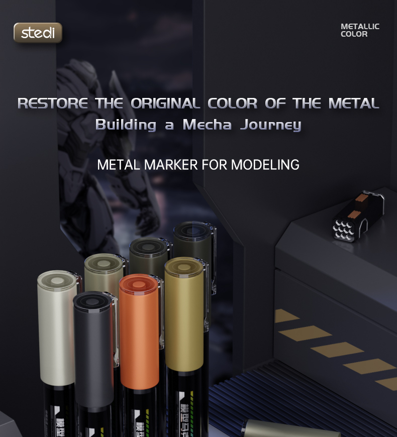 Stedi Metal Marker Model Internal Structure Pluke Coloring High Power ...