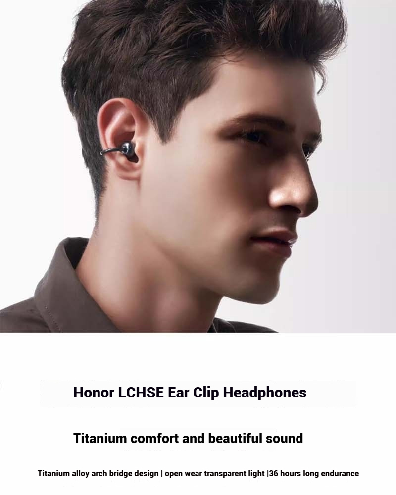 HONOR LCHSE ear clip earphones Wear long life call noise cancelling ...