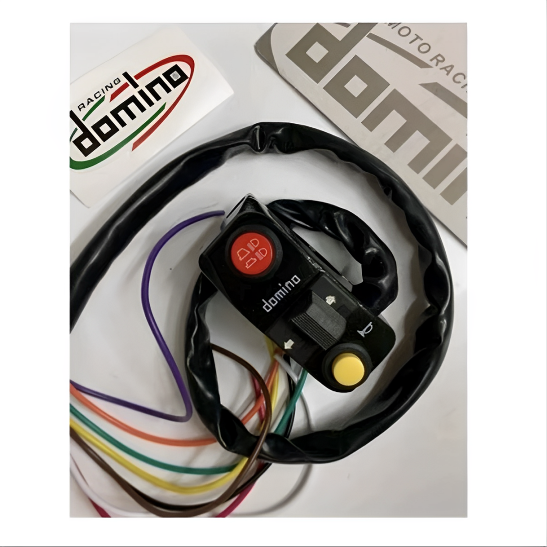 Domino switch Right+Left (universal ) Motorcycle Handlebar Mount On Off ...