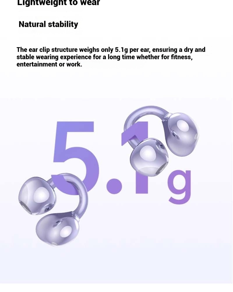 HONOR LCHSE ear clip earphones Wear long life call noise cancelling ...