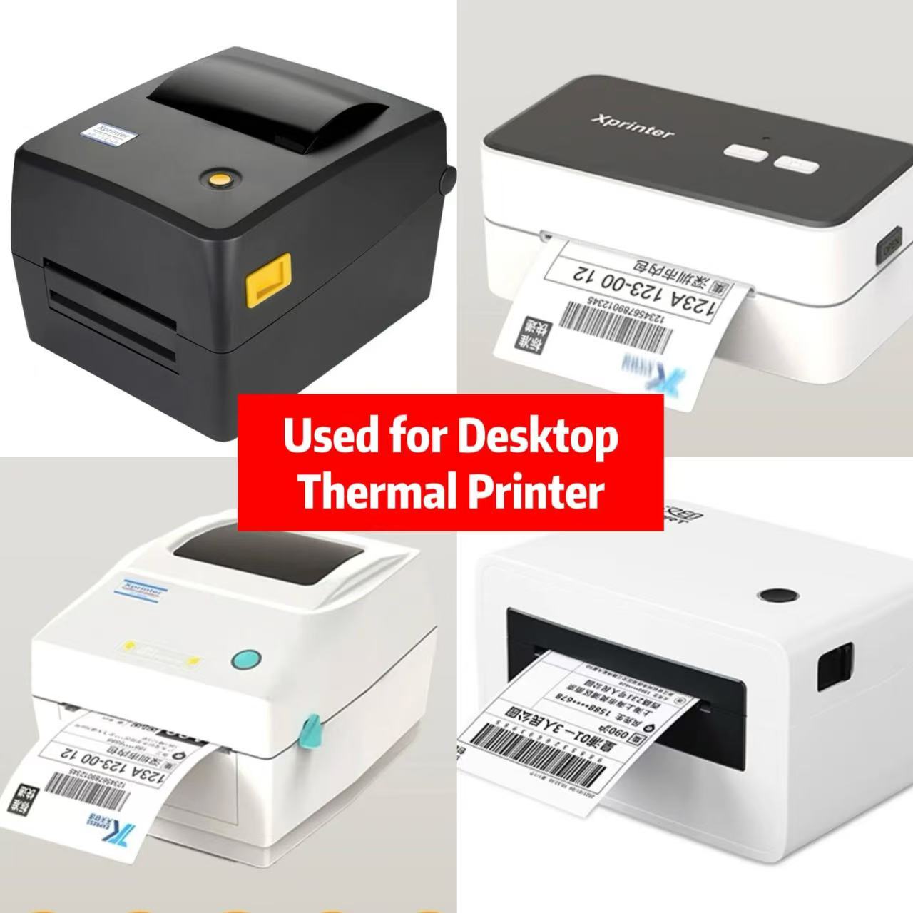 Direct Thermal paper label paper blank barcode paper Sticker Paper For ...