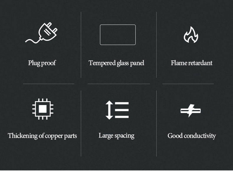 Vollai 1/2/3/4 Gang 1/2 way wall switch for light electrical 3/6 pin ...