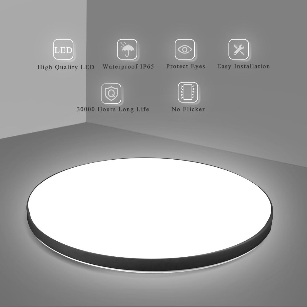 CANMEIJIA LED 3 Color Ceiling Light Modern 50W 40W 30W 18W For Indoor ...