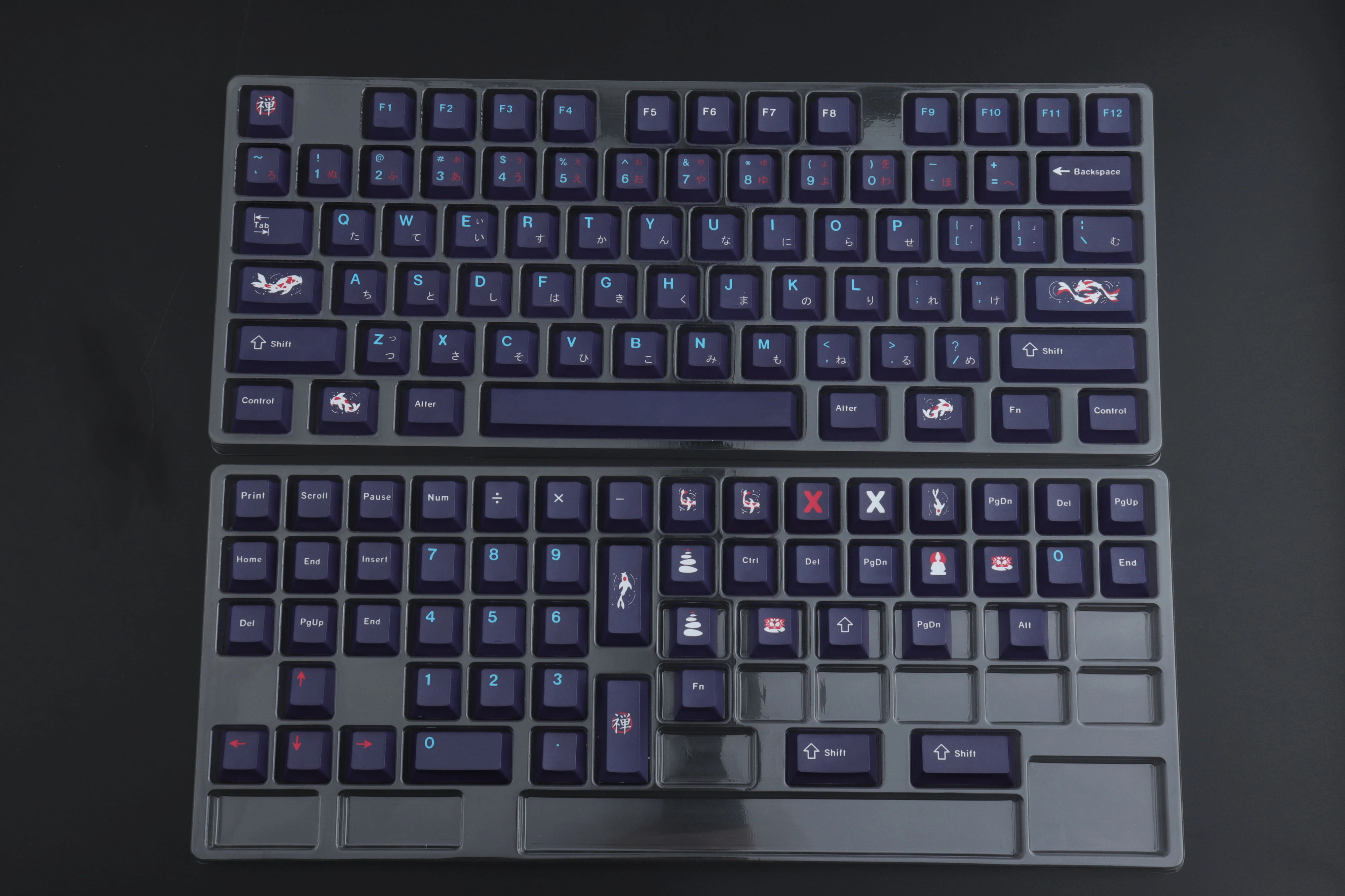 GMK Zen Pond keycaps 129 Keys Cherry Profile DYE-SUB Personalized GMK ...