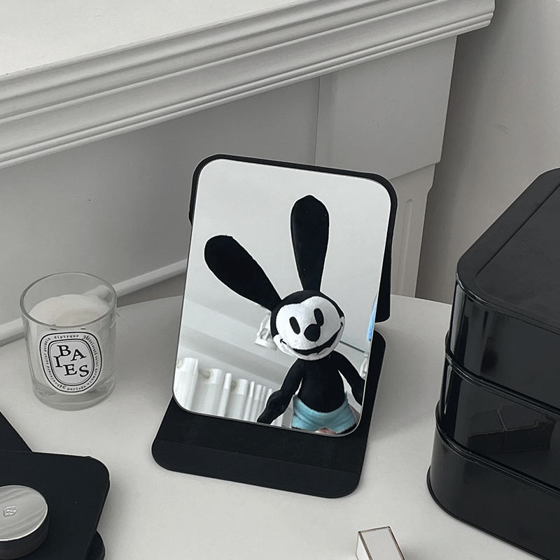 1pc Travel Portable Folding Makeup Mirror Full Screen Desktop Mirror ...