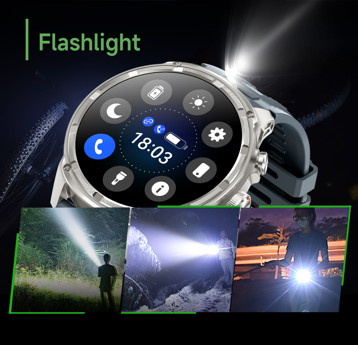 North EDGE V99 Men's Smart Watch Bluetooth Call One-Button Bluetooth ...