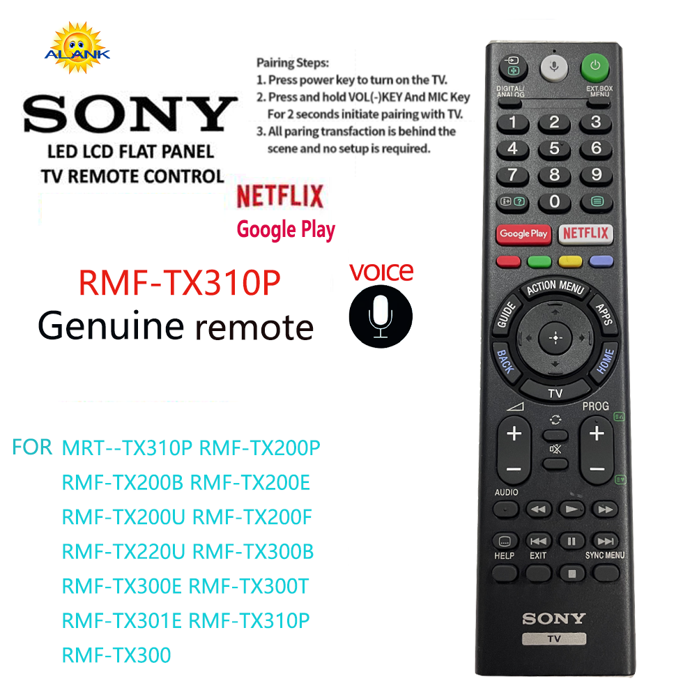 [Genuine] Voice Remote Control FOR SONY Smart TV Remote Control mrt ...