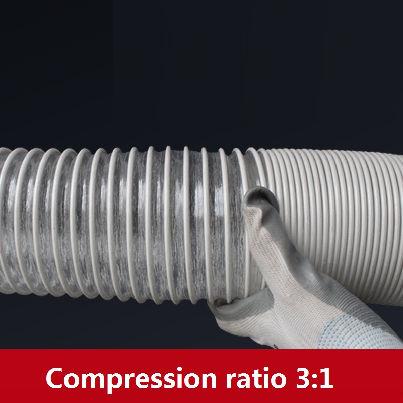 PVC Industrial Dust Pipe 32-200mm Woodworking Dust Pipe Plastic Cutting ...