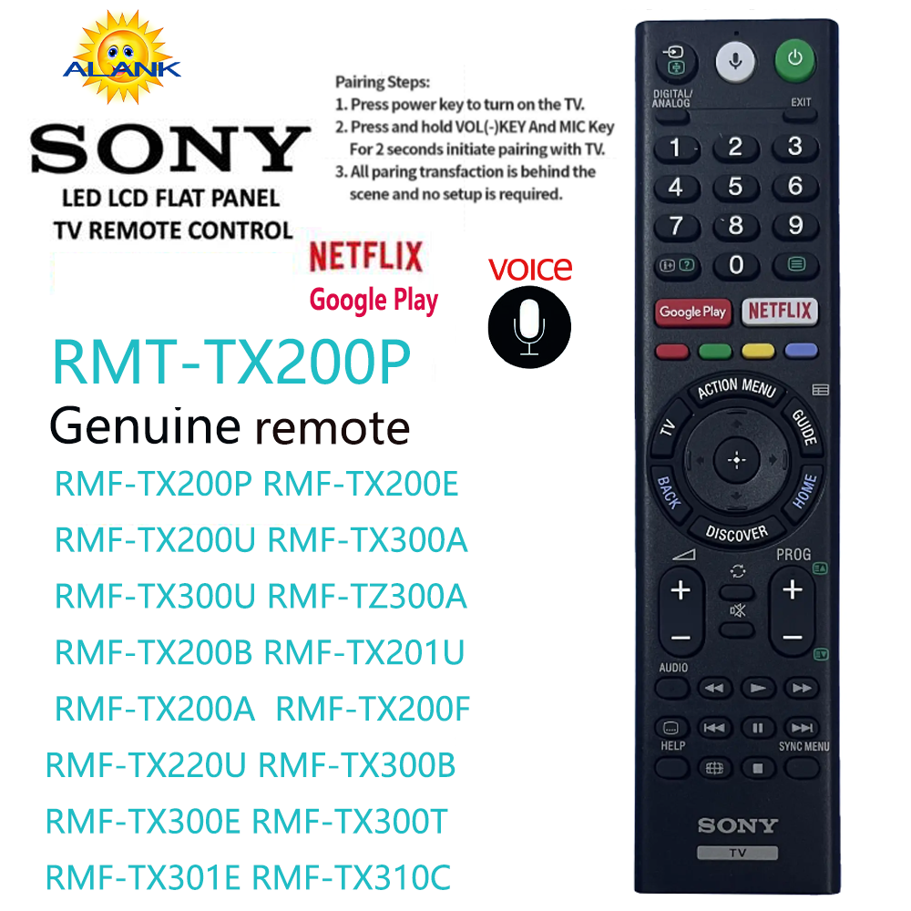 Genuine Voice Remote Control SONY LCD Smart TV Remote Control Google ...