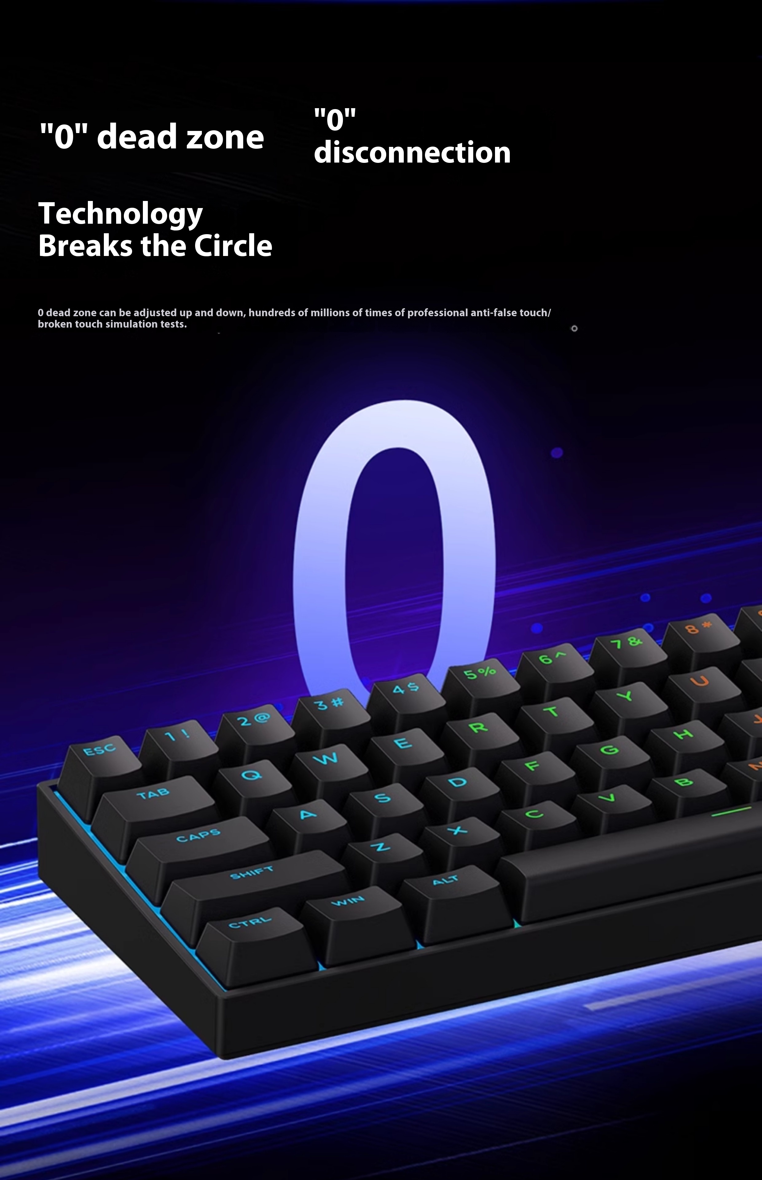 MCHOSE Ace68 Magnetic Mechanical Keyboard 65% Hot swappable RGB 0.01ms ...