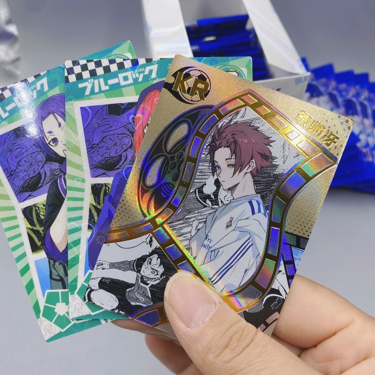 Blue Lock Thick Card Nagi Seishiro Rin Itoshi Rare SR/SSR/GR card anime ...