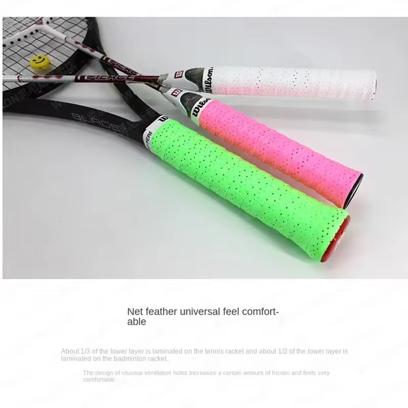 Wilson 3 Pcs overgrips Hand Glue Non-slip Belt Tennis Racket Grip Tape ...