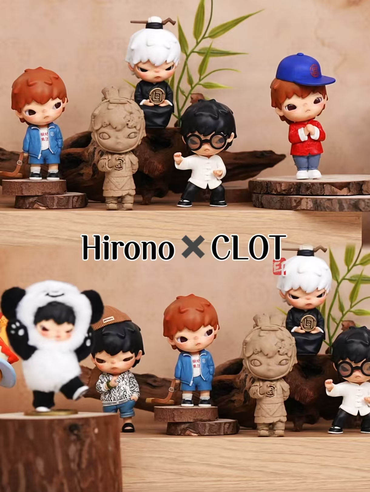 Hirono x CLOT series hirono v8 Pendant Blind Box official art toy ...