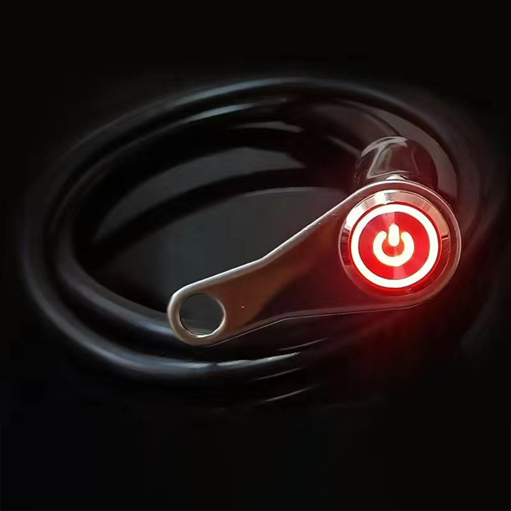 3-wires Stainless Switch LED Halo ON-OFF Push Button Switch 12V/5A ...