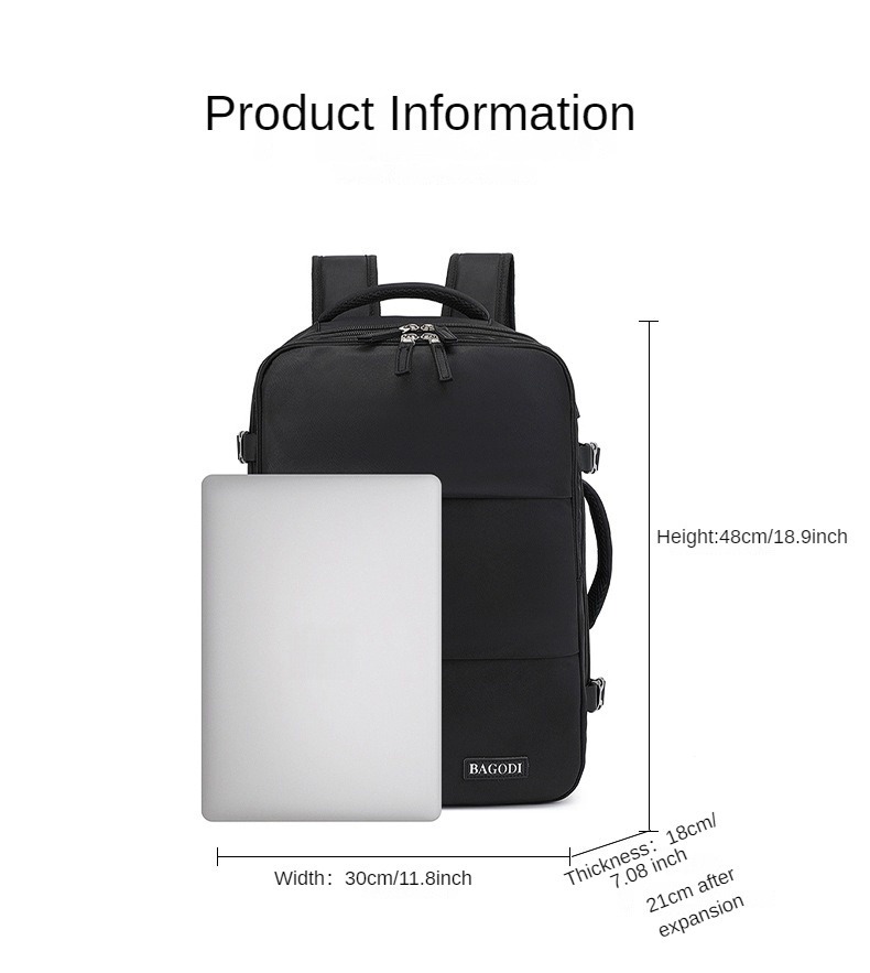 COD 40L Travel bagpack expandable waterproof carry on backpack laptop ...